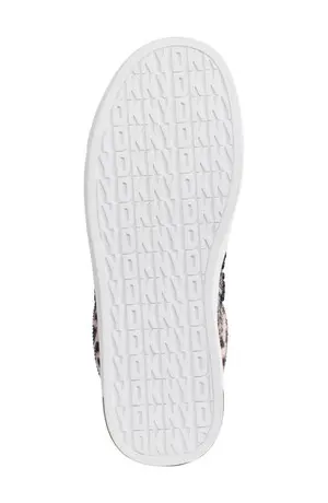 Dkny Abeni Leopard Print Sneakers -  Natural/ Black